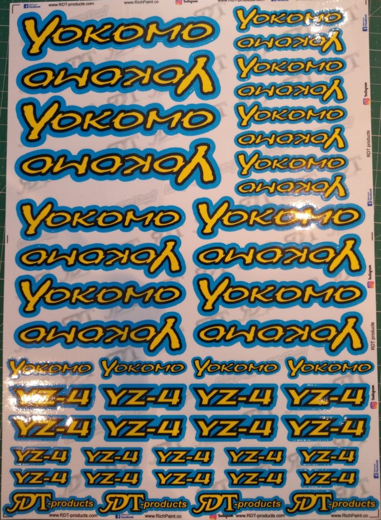 Car/Sponsor Sheets – RDT Products